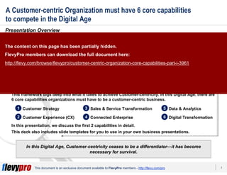 [Whitepaper] Customer-centric Organization: Core Capabilities (Part I ...
