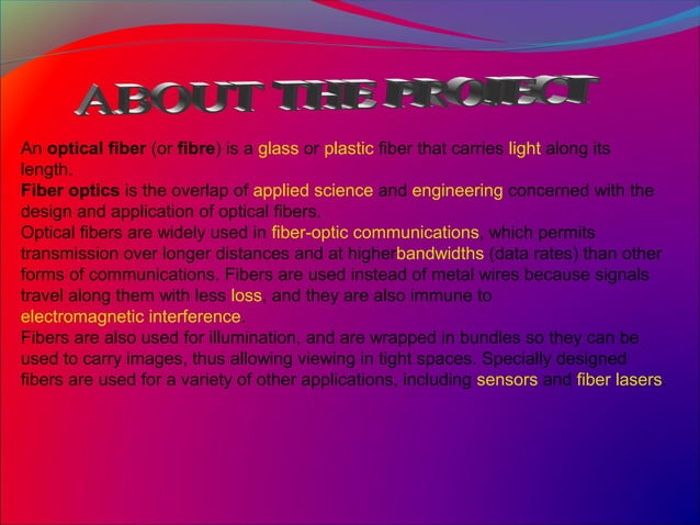 optical-fiber-communication | PPT