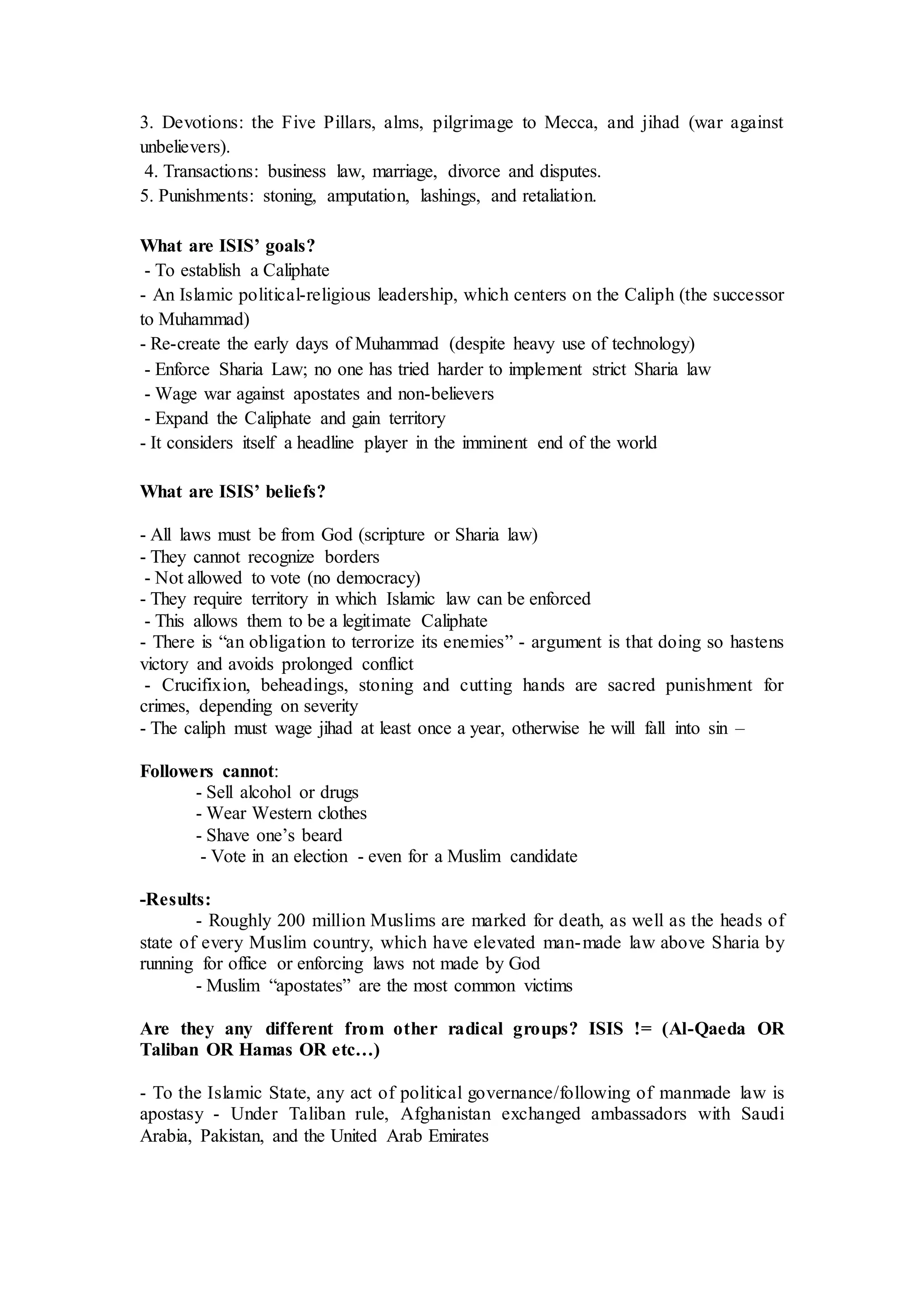 WHO ARE ISIS | DOCX