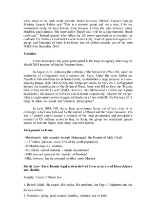 WHO ARE ISIS | DOCX