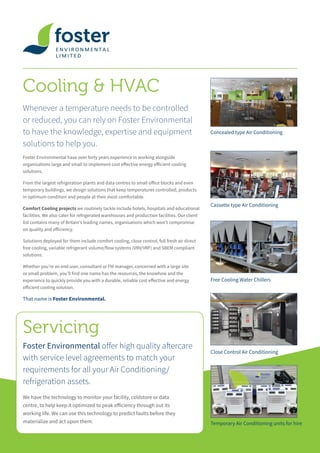 FOSTERS_BROCHURE | PDF | Environmental Services Industry | Industries