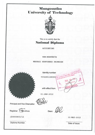 my qualifications | PDF