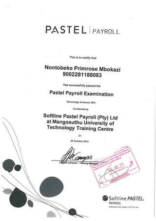 my qualifications | PDF