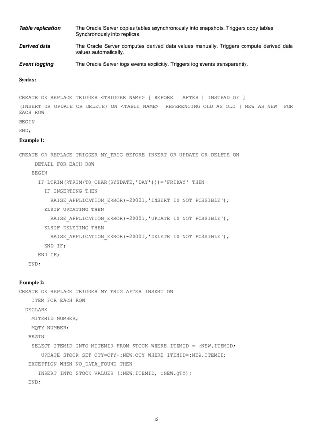 3963066 pl-sql-notes-only | DOC