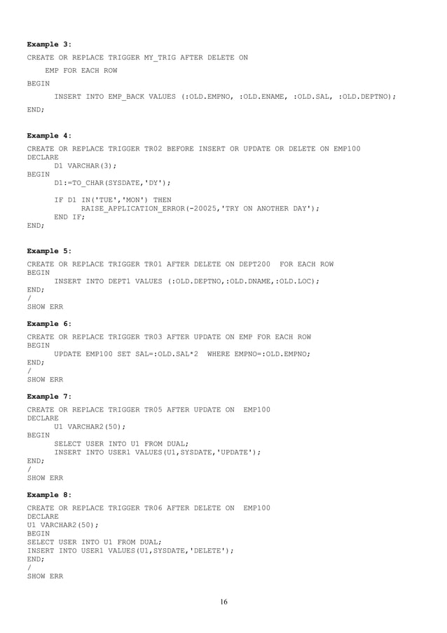 3963066 pl-sql-notes-only | DOC