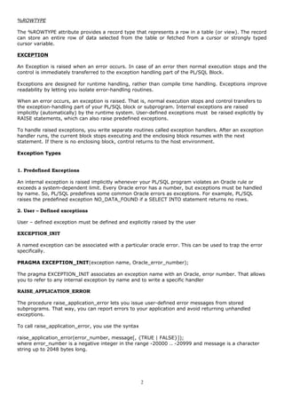 3963066 pl-sql-notes-only | DOC