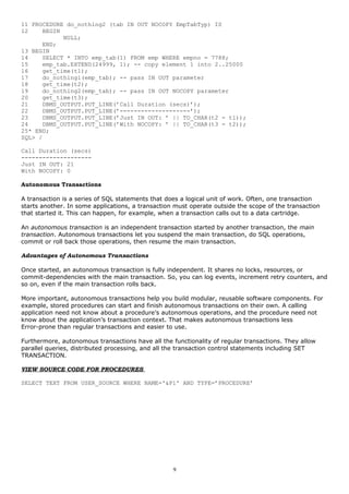 3963066 pl-sql-notes-only | DOC