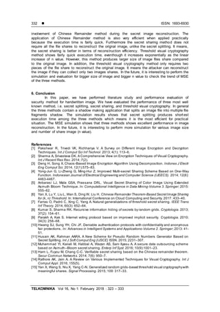 Comparison of Secret Splitting, Secret Sharing and Recursive Threshold Visual Cryptography for ...