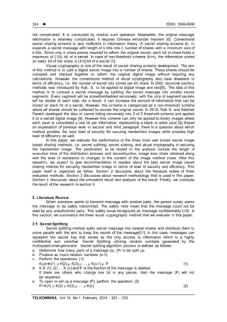 Comparison of Secret Splitting, Secret Sharing and Recursive Threshold ...