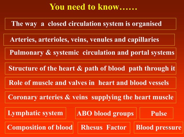 Transport in human, human circulatory system | PPT