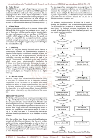 Arduino Based Automatic Car Washing System | PDF