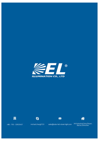 Solar LED Street Light Catalogue | PDF