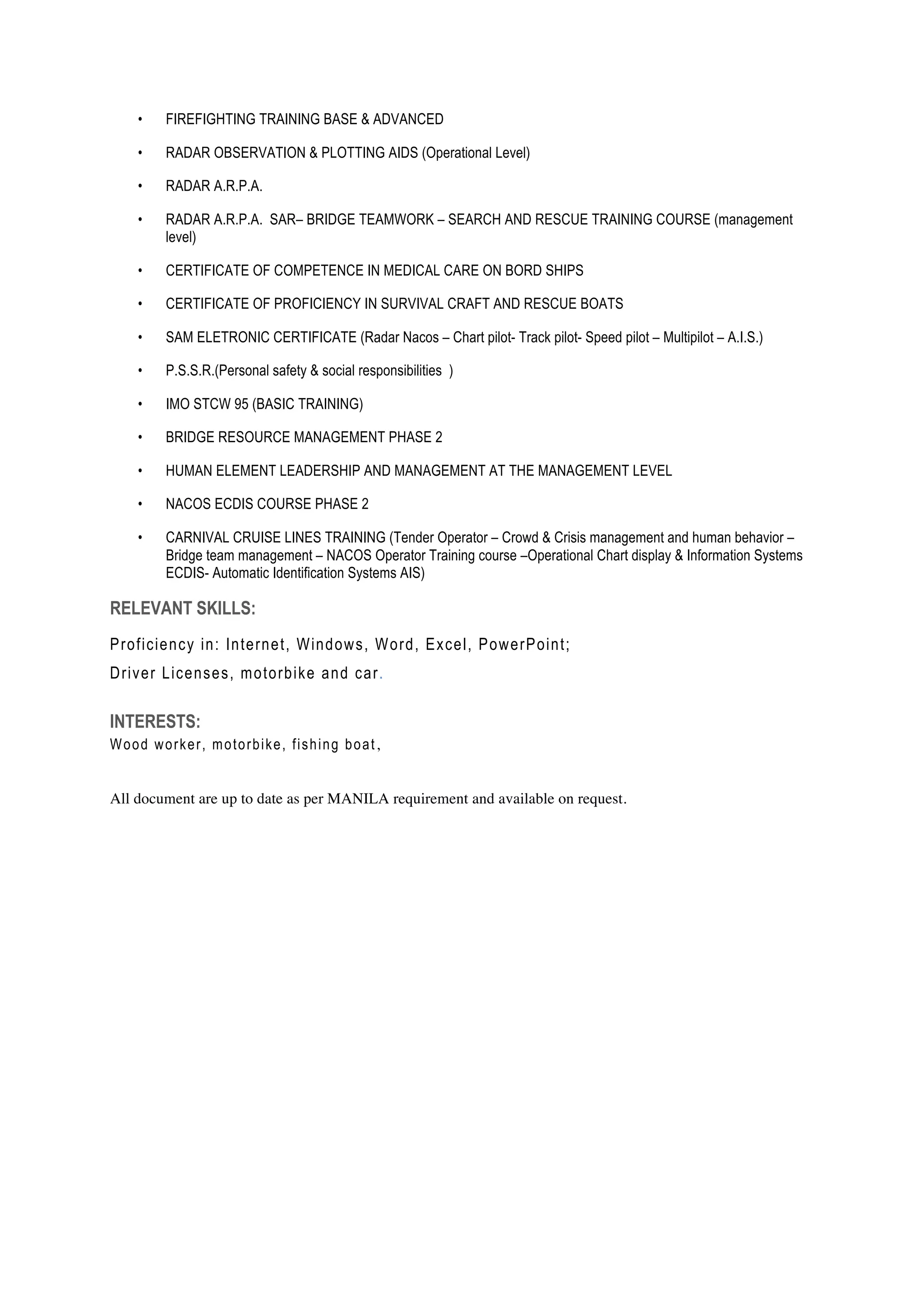 Lorenzo VILLANI. CV | PDF