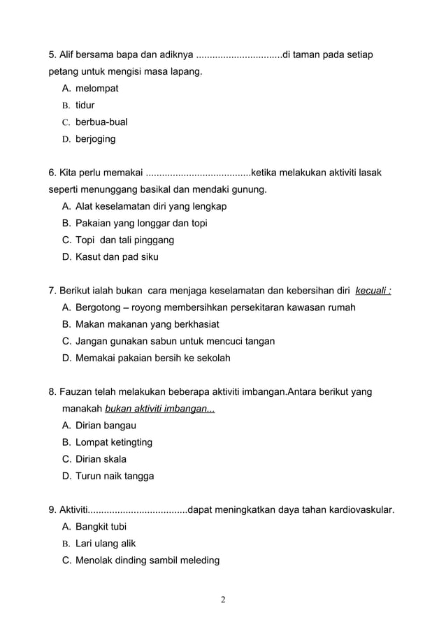 39712926 soalan pjk_tahun_3 | PDF