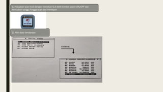 jenis berbagai scan tools dan cara penggunaan | PPTX