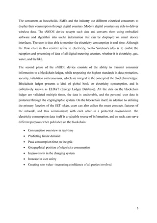 Smart Energy Token project - Sento Solutions | PDF