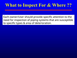API-570-Presentation for inspection and rerating | PPT