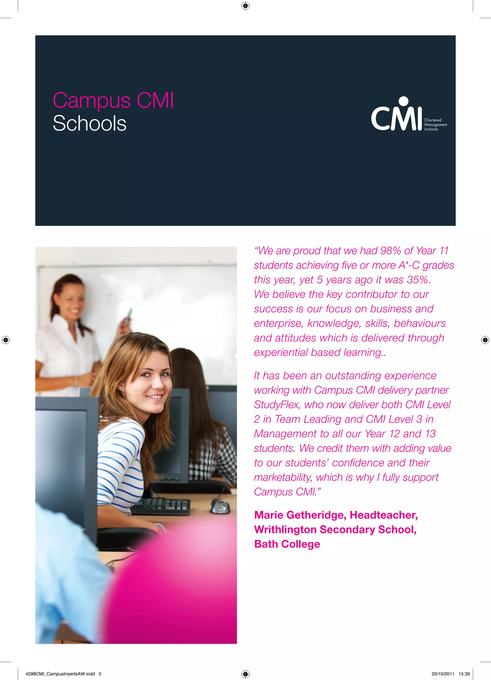 Campus CMI - Schools Flyer | PDF