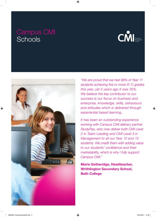 Campus CMI - Schools Flyer | PDF
