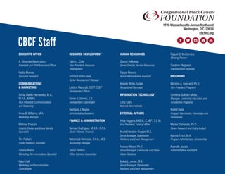 CBCF Annual Report 2014 | PDF