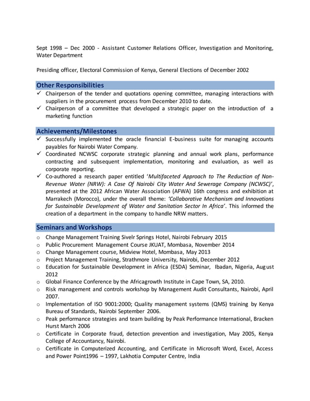 CURRICULUM VITAE- Kate | PDF