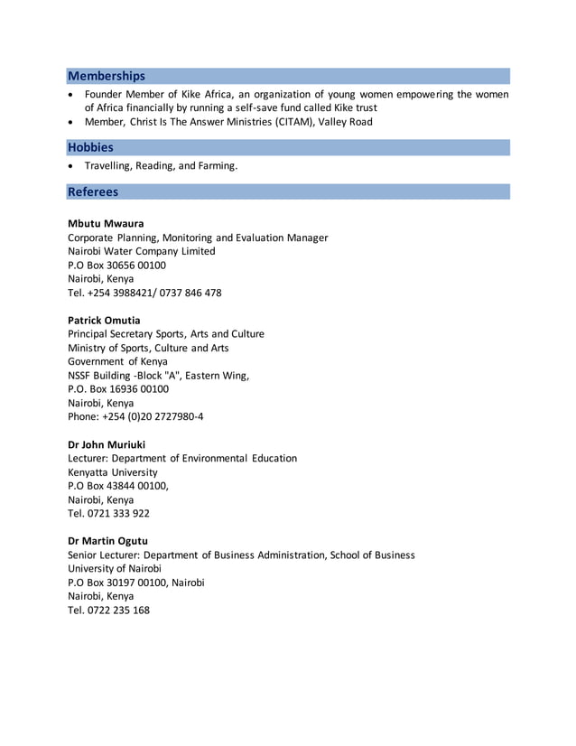 CURRICULUM VITAE- Kate | PDF