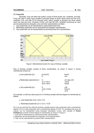 Designing Fuzzy Expert System to Identify Child Intelligence | PDF