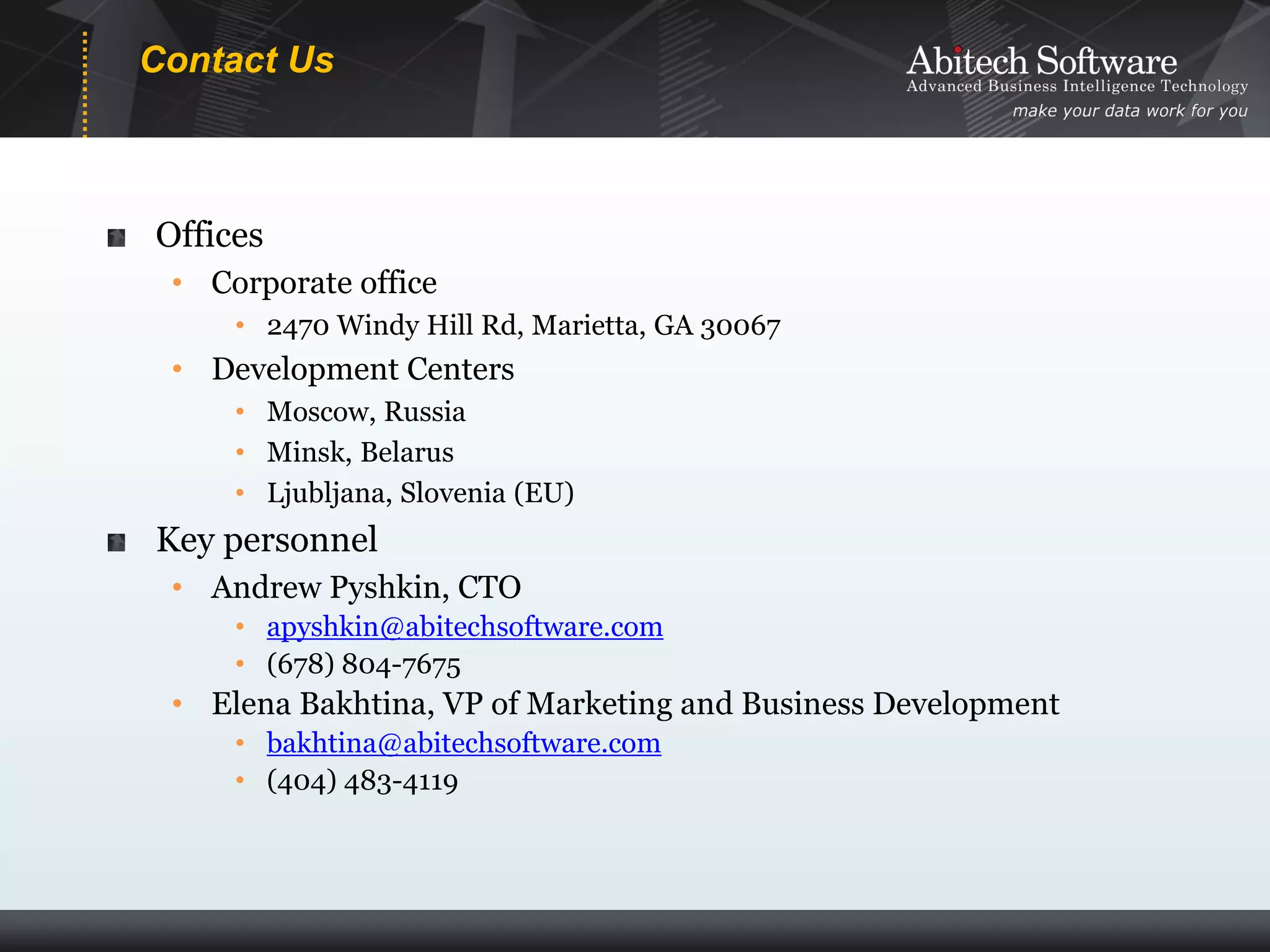 Abitech Software - Collaboration Options | PPT