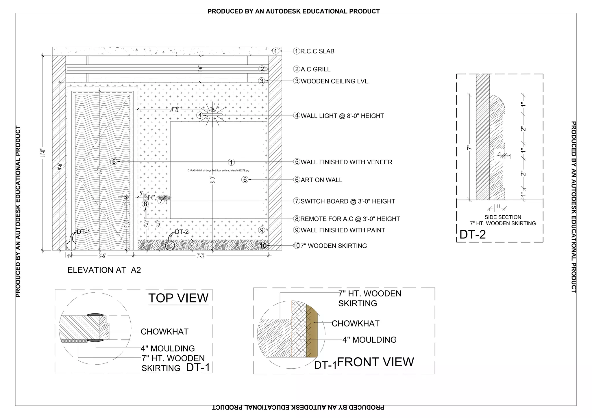 Wall Elevation A2 | PDF