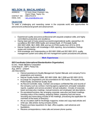 Nelson M Resume | PDF