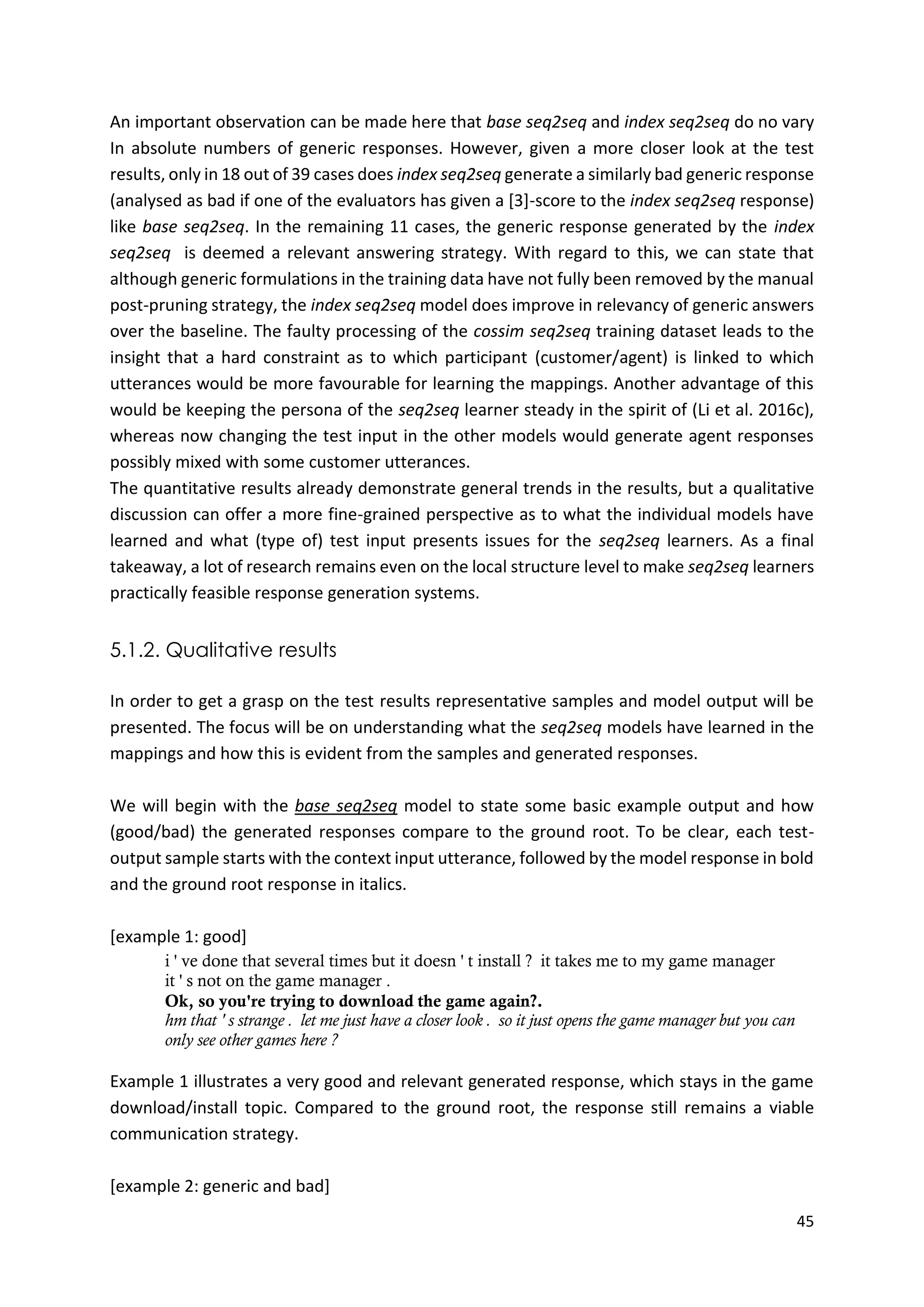 seq2seq learning for end-to-end dialogue systems | PDF