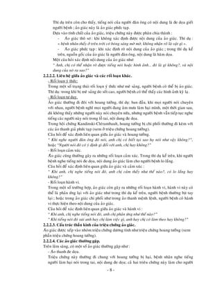 Triệu Chứng Tâm Thần Ts. Bs Đặng Hoàng Hải | PDF