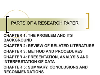 3983127374-Parts-of-a-Research-Paper.ppt