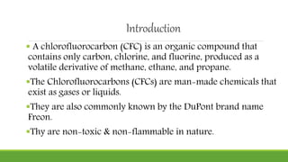 cfc and its protocol to reduce its usage | PPT