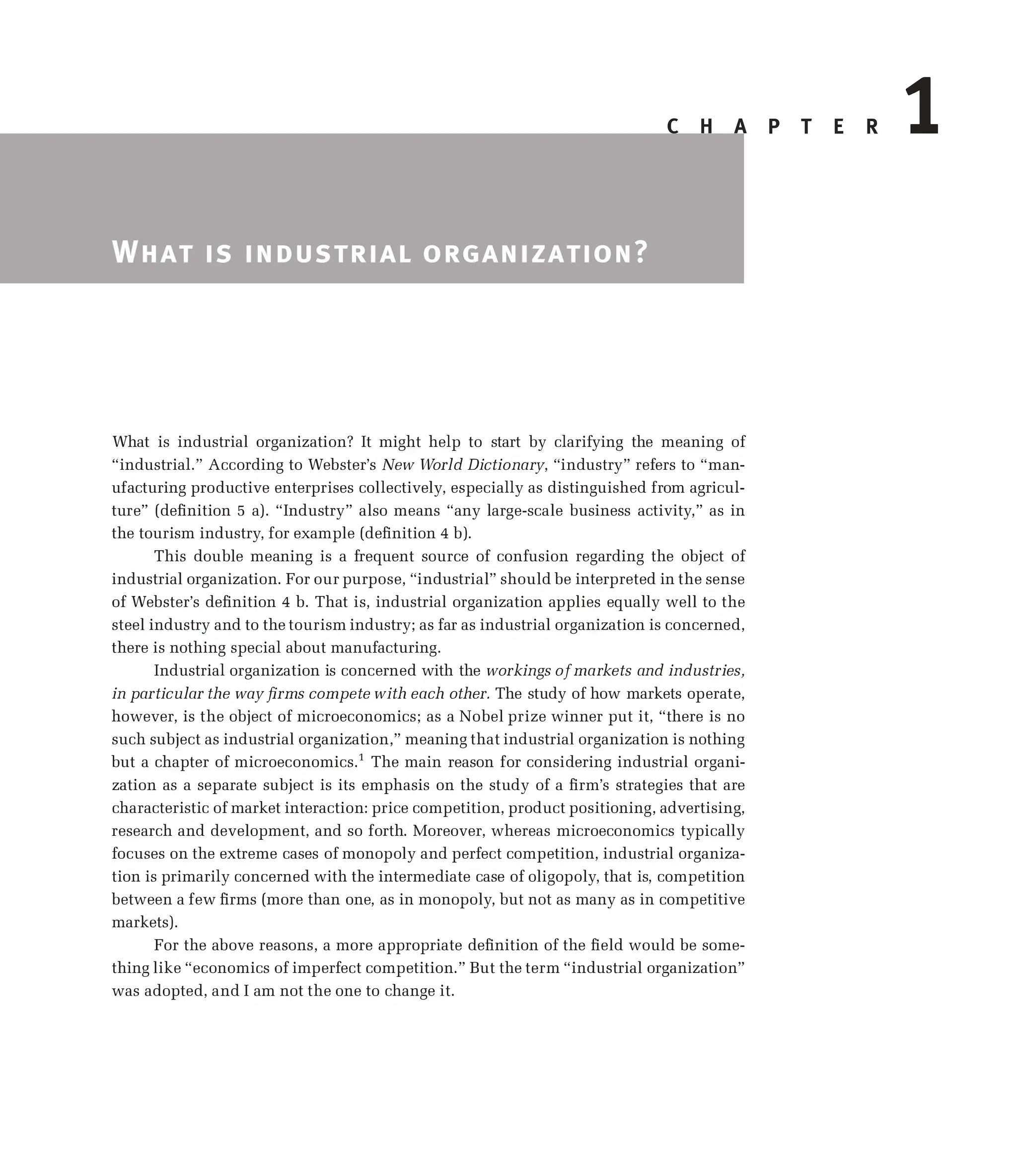 Introduction to Industrial Organization second edition Luis M. B ...