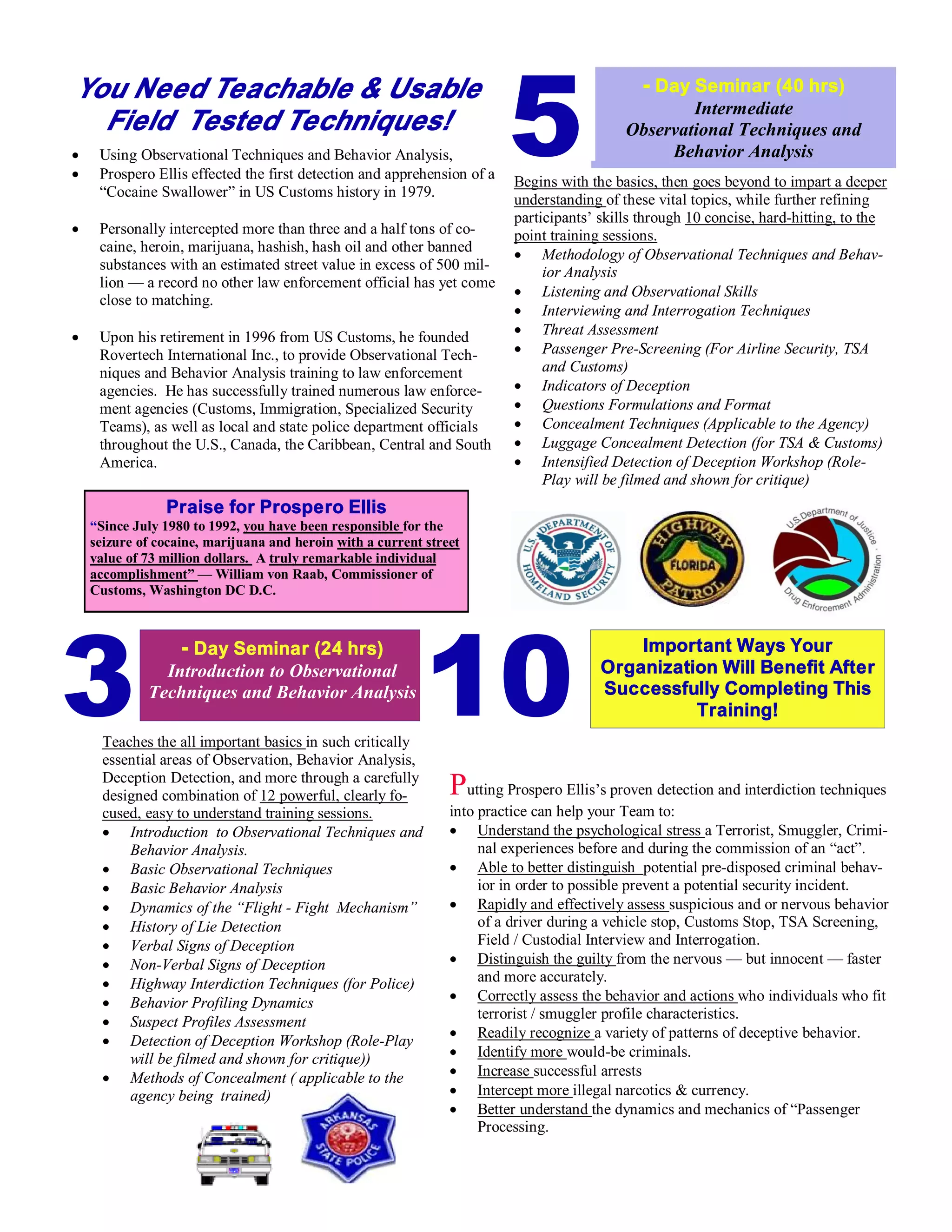 Behavior Analysis brochure | PDF