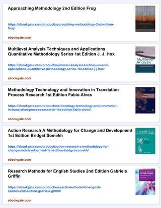 Research methodology methods and techniques 2nd Edition Kothari | PDF