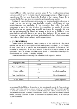 Planteamiento didáctico de "Réquiem por un campesino español" | PDF