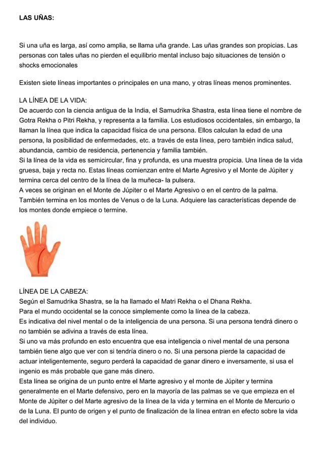Quiromancia (lectura de manos).pdf gratis | PDF