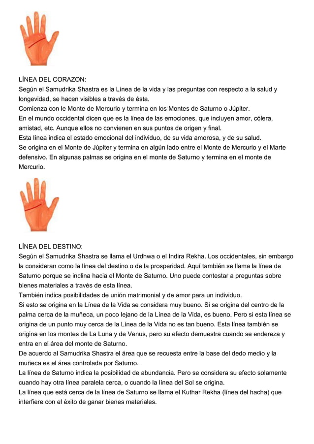 Quiromancia (lectura de manos).pdf gratis | PDF