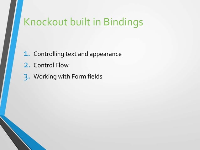 KnockOutjs from Scratch | PPT