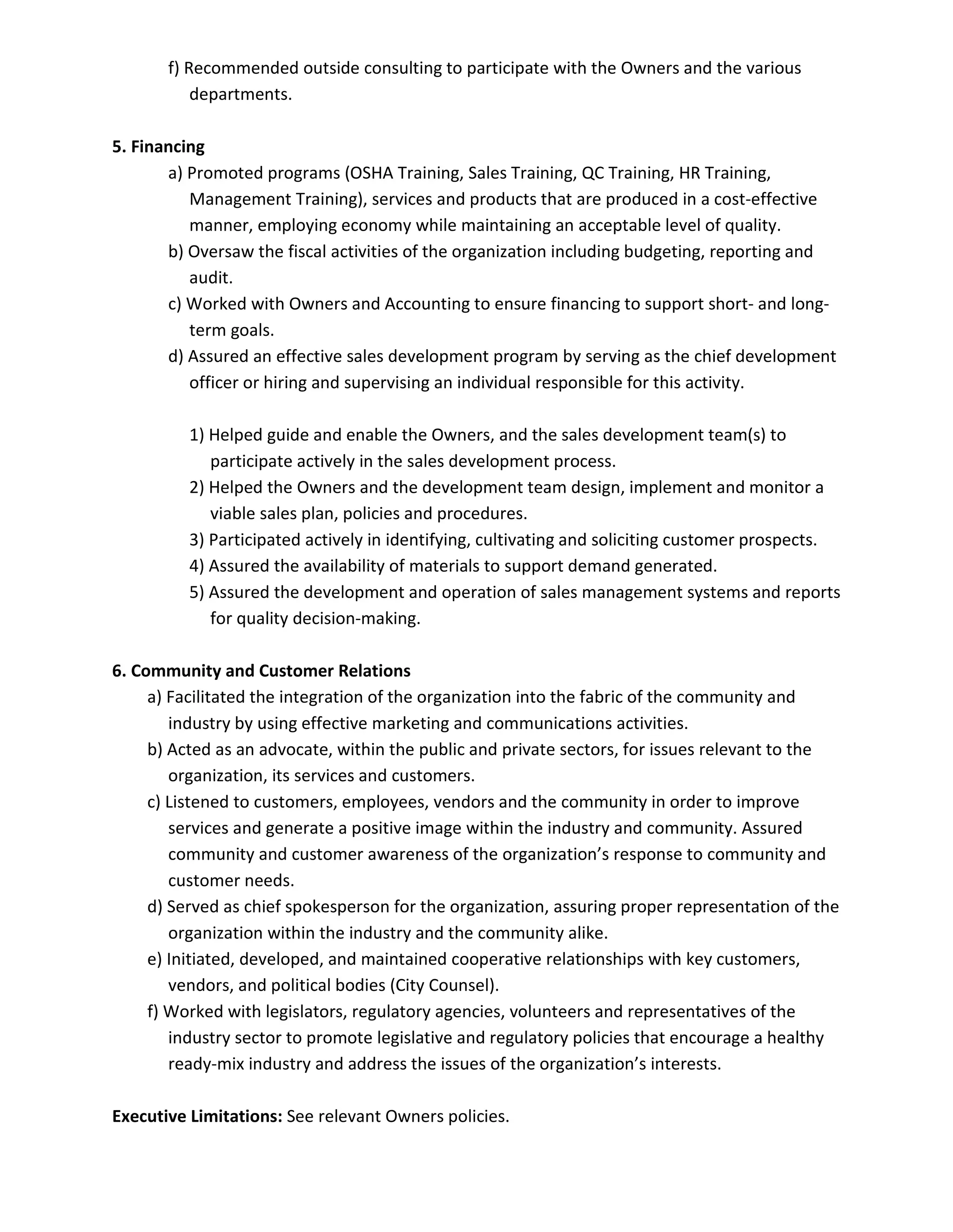 Eric Philpot Resume : General Manager | PDF