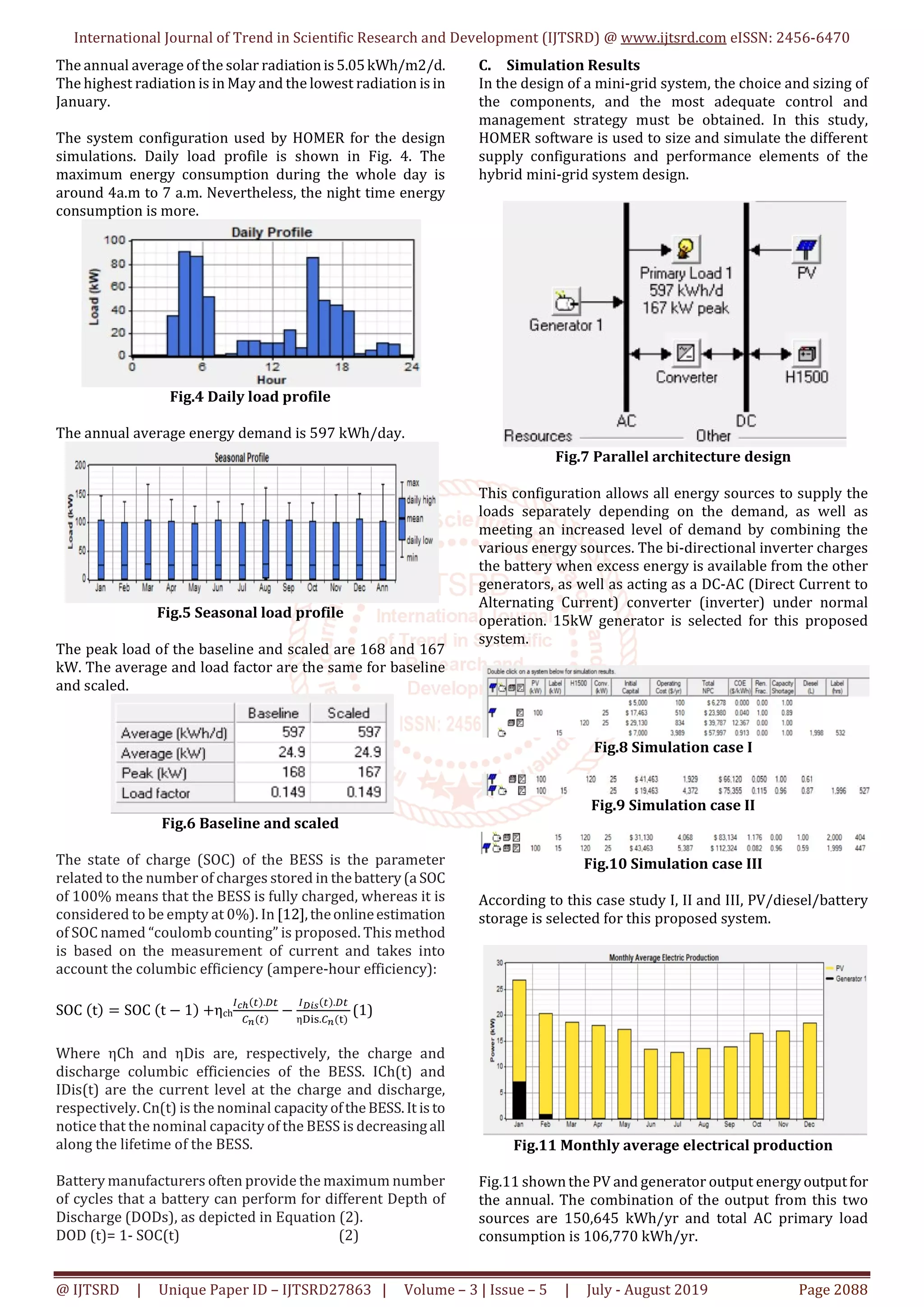 Feasibility Study on Battery Energy Storage System for Mini grid | PDF