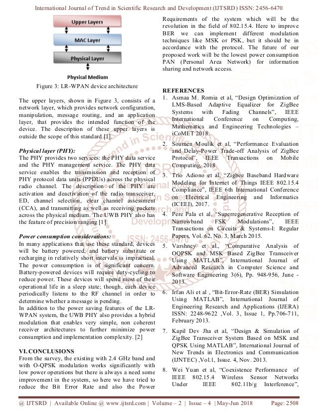 Literature Survey On Zigbee Ieee 802154 System Implementation