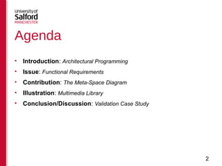 A Conceptual Model for Building Requirements Processing | PPT