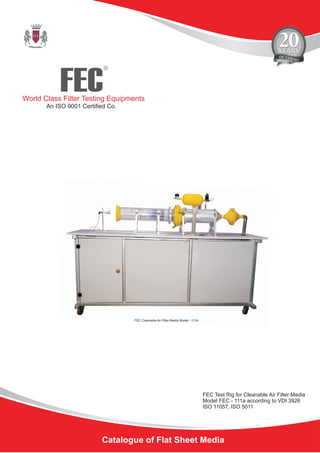 Testing/Manufacture/Flat Sheet Media | PDF