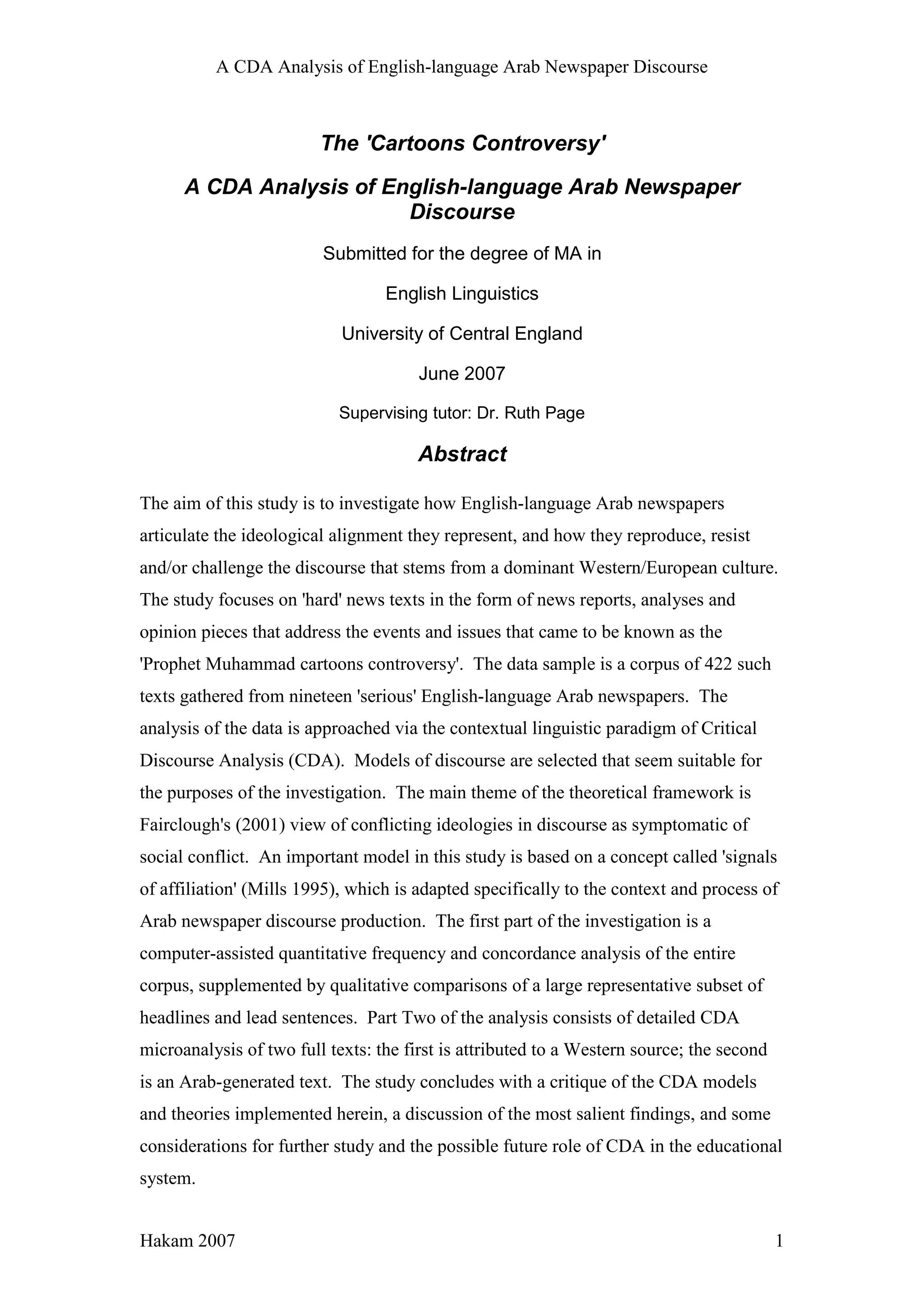 J Hakam MA Dissertation-Abstract 1 | PDF