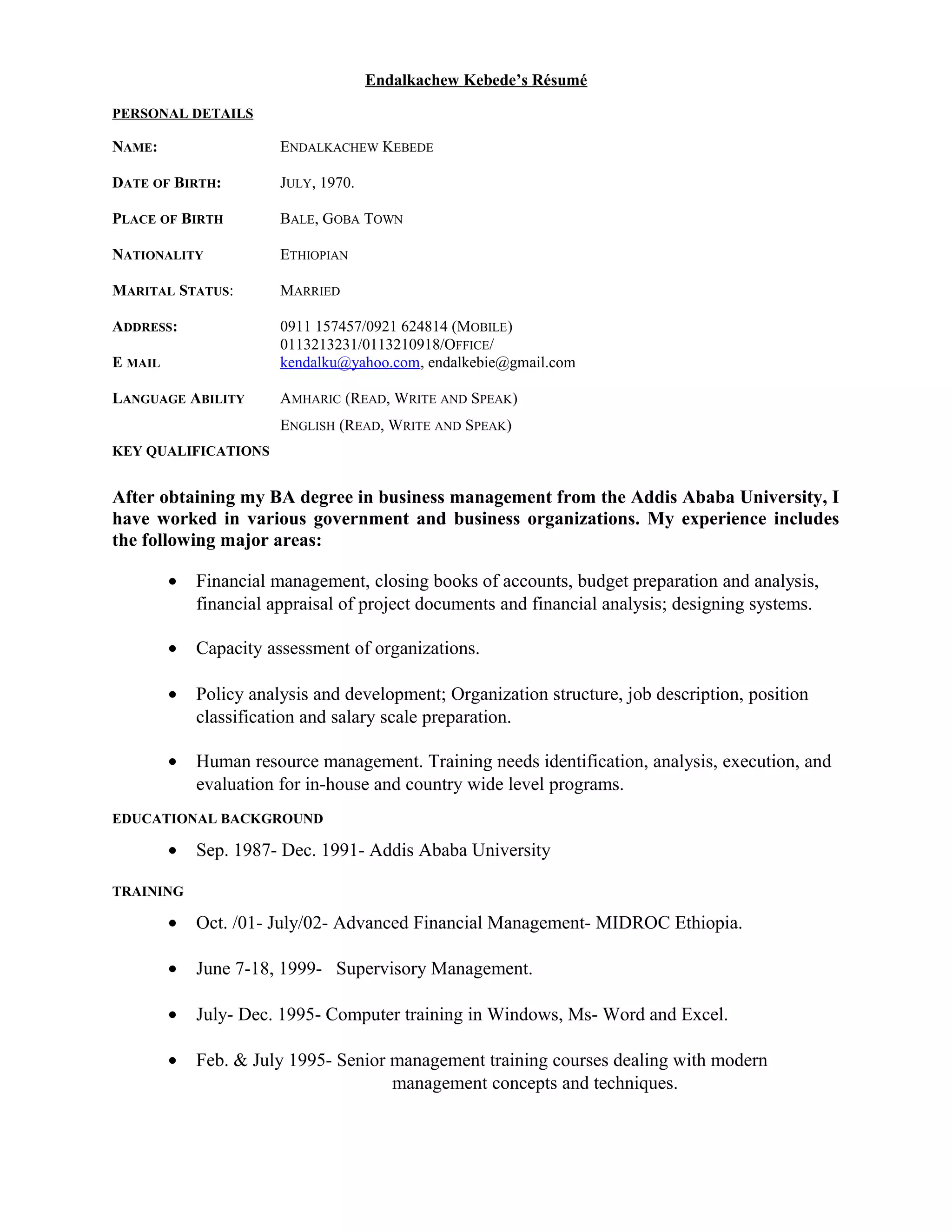 Resume | DOC