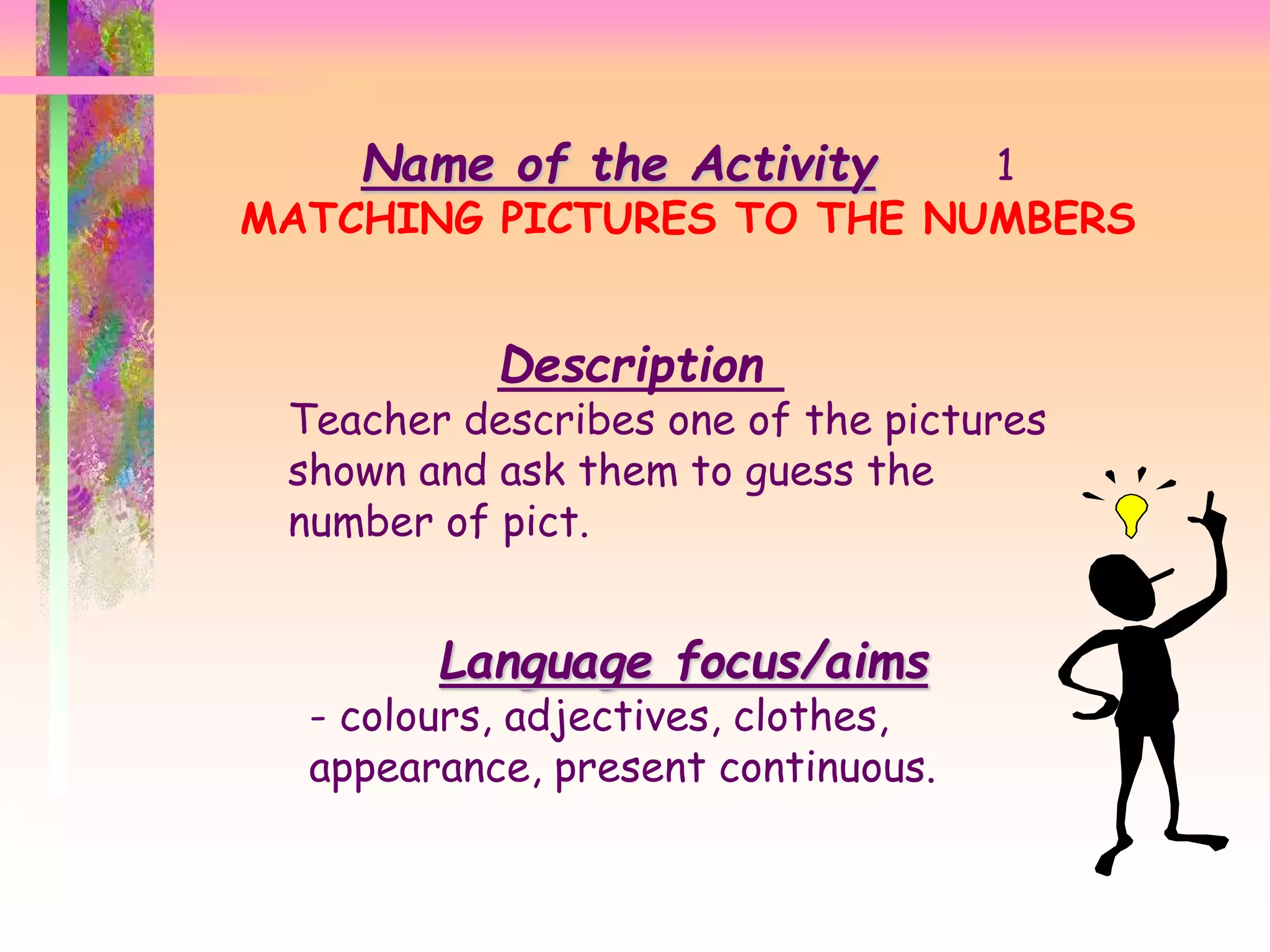 39 ACTIVITIES FOR ENGLISH LESSON | PPTX