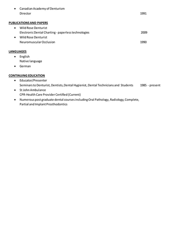 Walter Assmus DD resume | DOCX